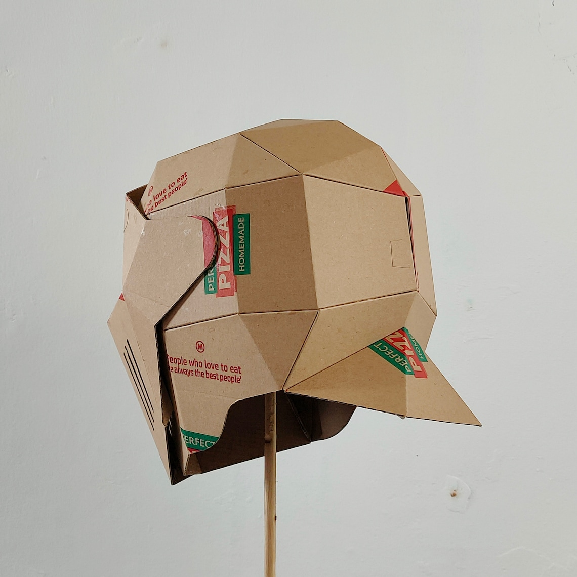 Cardboard Knight Helmet Template. DIY Printable Pattern for Creating ...