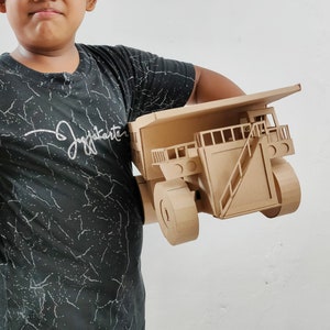 Cardboard Mining Truck Template. DIY Printable Pattern for Creating ...