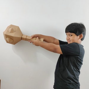 DIY Cardboard Mace With Spikes Template (PDF Pattern) - Etsy