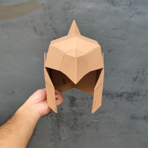 Hawk Helmet Armor Cardboard Craft Template DIY Plan - Etsy