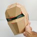 Cyberpunk Cardboard Helmet With Retractable Face Cardboardcraft ...