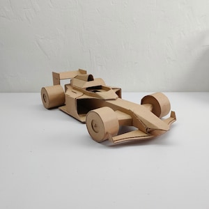 Cardboard F1 Car Template: DIY Printable Pattern (PDF) - Etsy