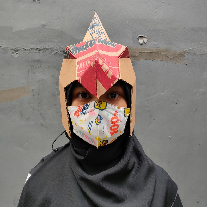 DIY Cardboard Hawk Helmet Template: Printable Pattern (PDF) - Etsy