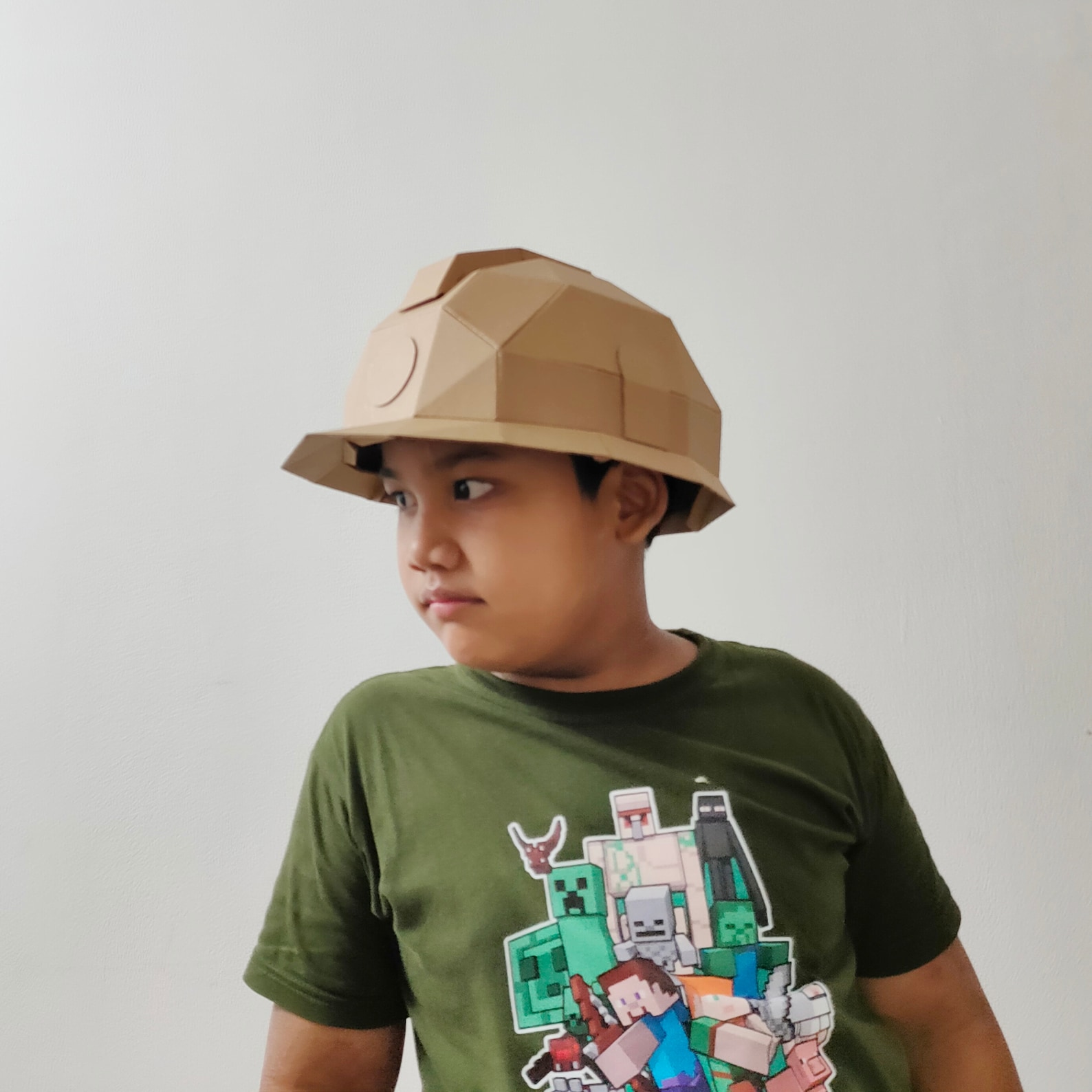 Safety Helmet Cardboard Template - DIY Headpiece Craft Printable ...