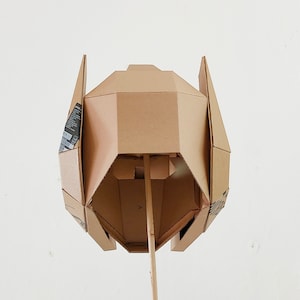 DIY Cardboard Robot Head Template: Wearable Transformer Helmet (PDF ...
