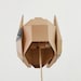 Cardboard Robot Head With Face Helmet Template. DIY Printable Pattern ...