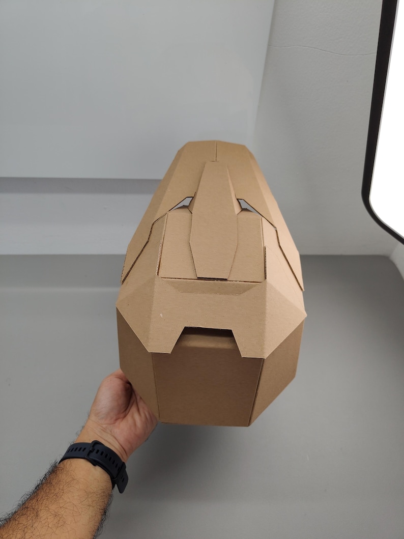 Dirt Bike Motocross Helmet Template - DIY Cardboard Mask Pattern ...