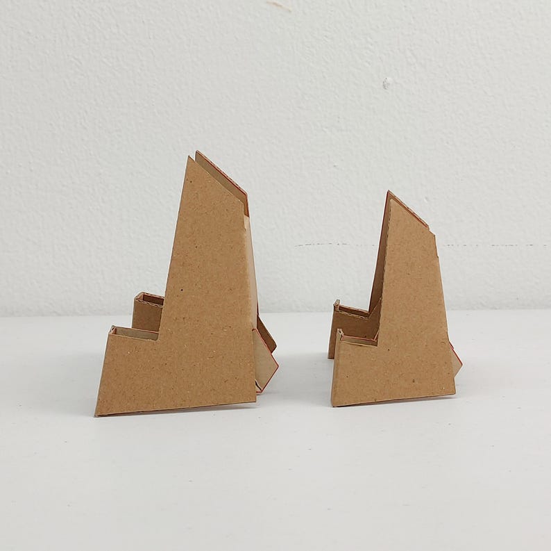 Glueless Cardboard Mini Easel Template: DIY Phone, Card, Photo Holder ...