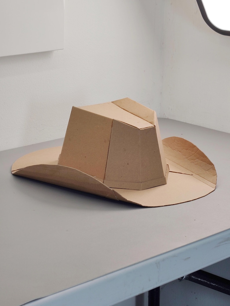 Cowboy Hat Cardboard Template - Printable DIY Pattern for Costume and ...