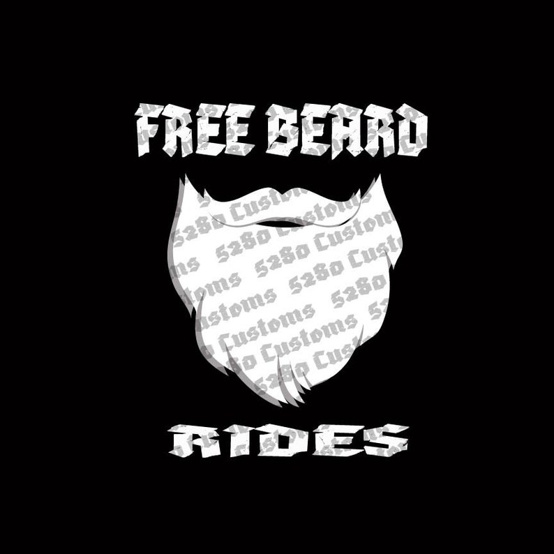 Free Beard Rides Instant Download. Png, Eps, Dxf, and Svg Files ...