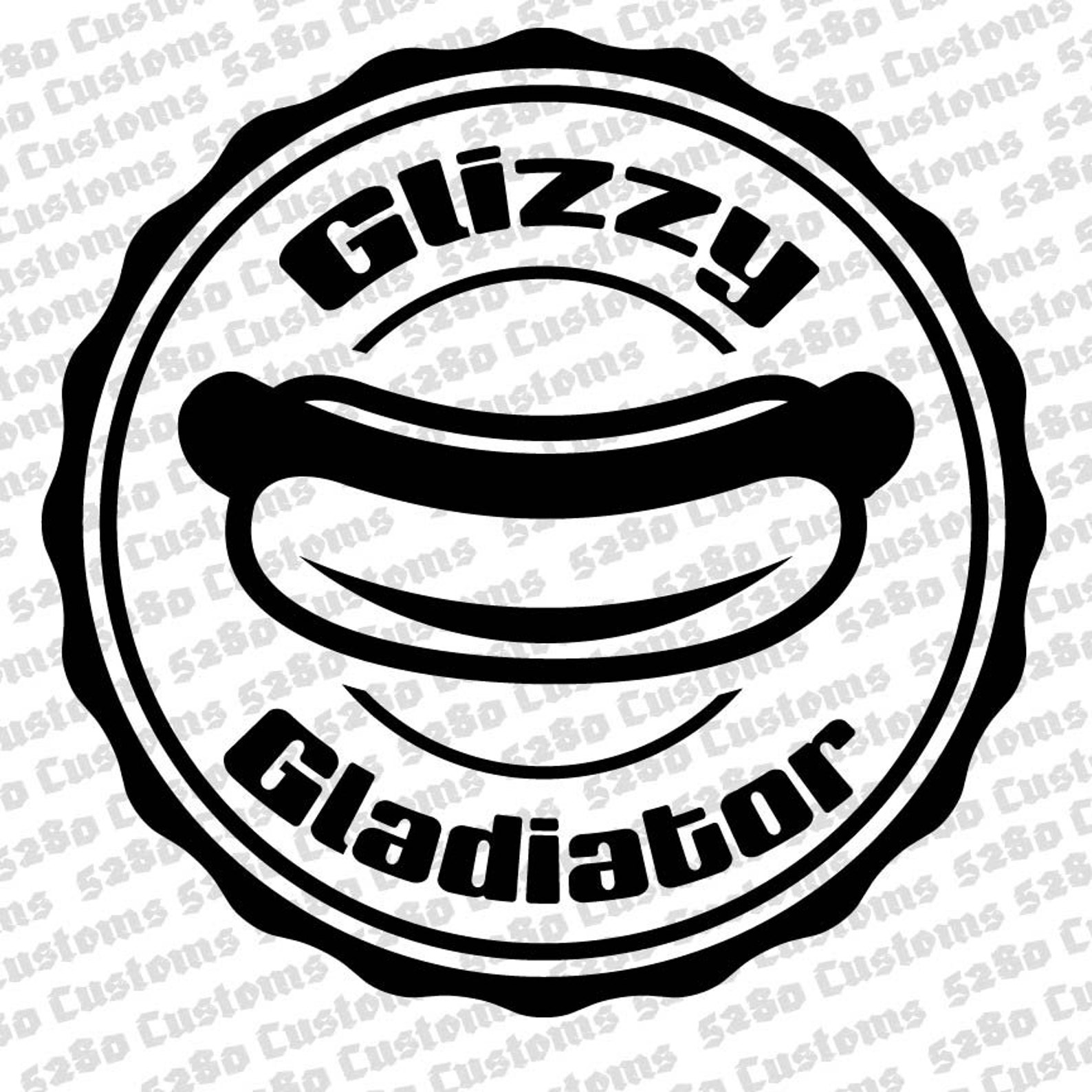 Glizzy Gladiator Instant Download. Eps, Png, Svg, and Dxf Files. Crafts ...