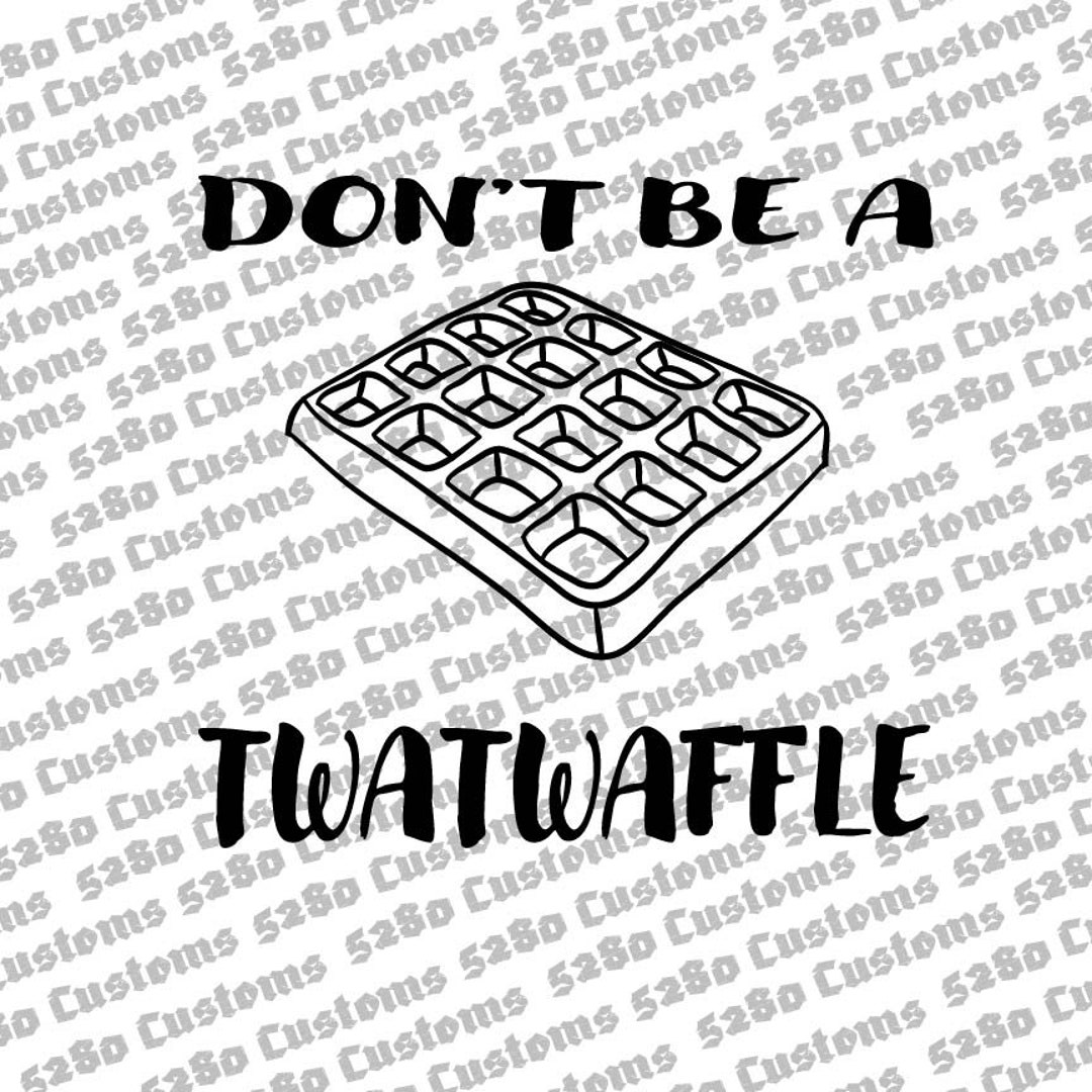 Twat Waffle Coloring Page Sketch Coloring Page