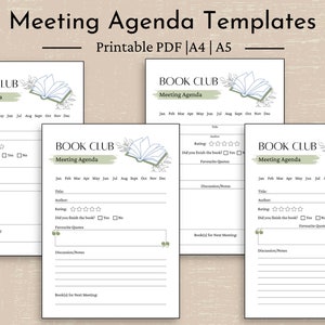 Book Club Discussion Kit, Printable Book Club Questions, Reading ...