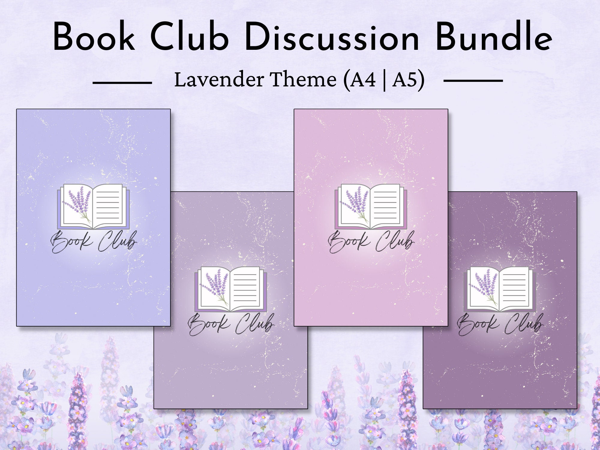 Printable Book Club Questions, Book Club Set, Booktok, Book Review ...