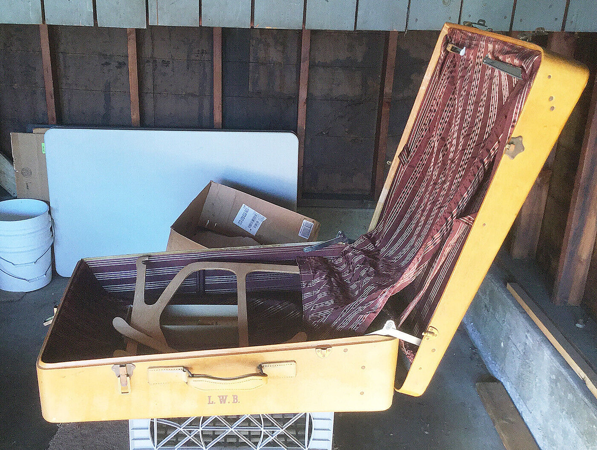 Hartmann Tourobe Pure Rawhide Luggage, Late 1930s-early 40s, Very Good ...