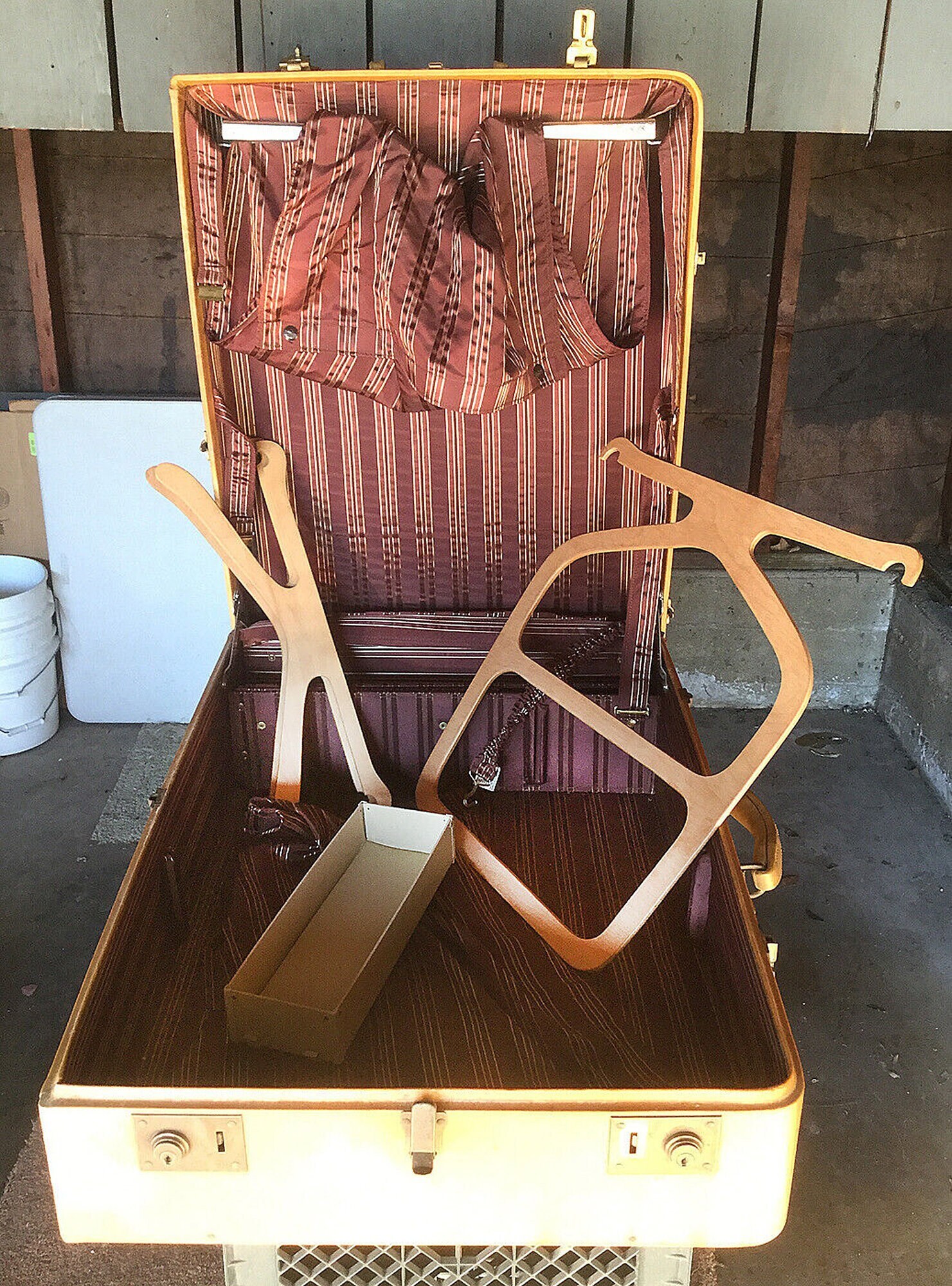 Hartmann Tourobe Pure Rawhide Luggage, Late 1930s-early 40s, Very Good ...