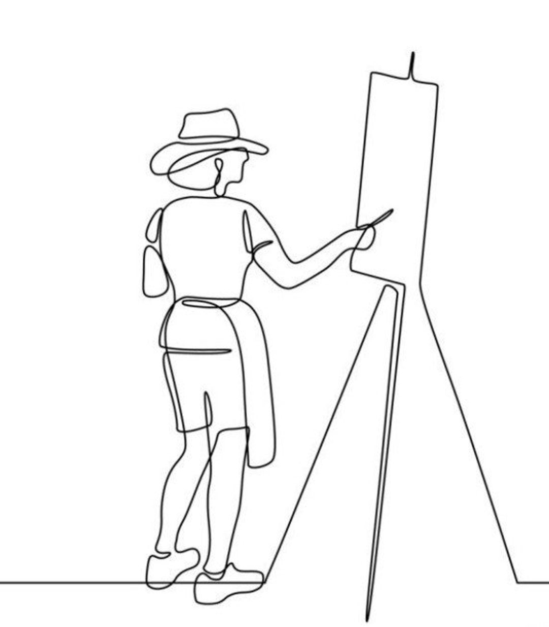 Continuous Line Drawing Artist