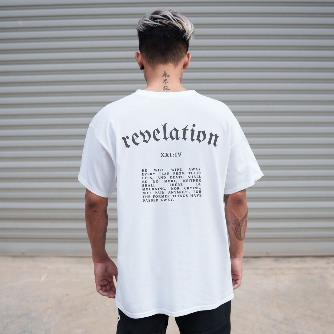 Revelation 21:4 Bible Verse Shirt, Christian Shirt - Etsy