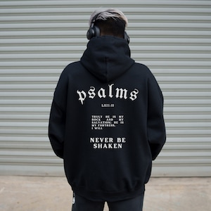 Men's Christian Hoodie Bible Verse Hoodie Christian Merch Mens ...
