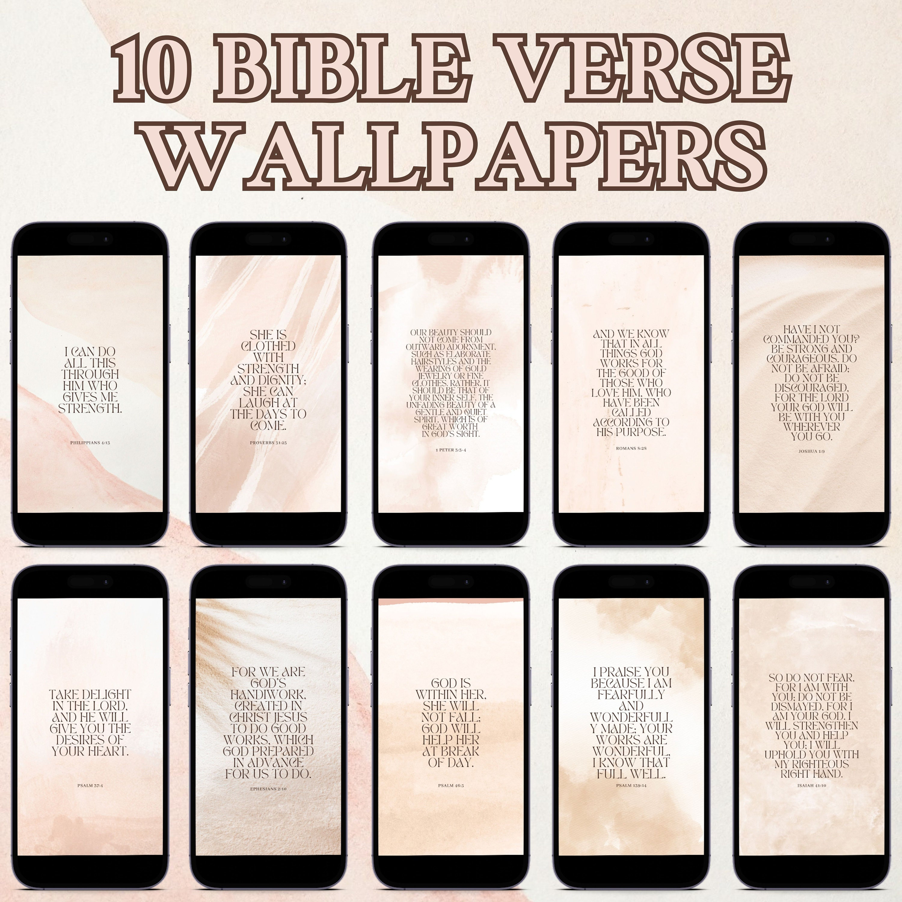 Jesus Wallpaper With Bible Verses For Mobile