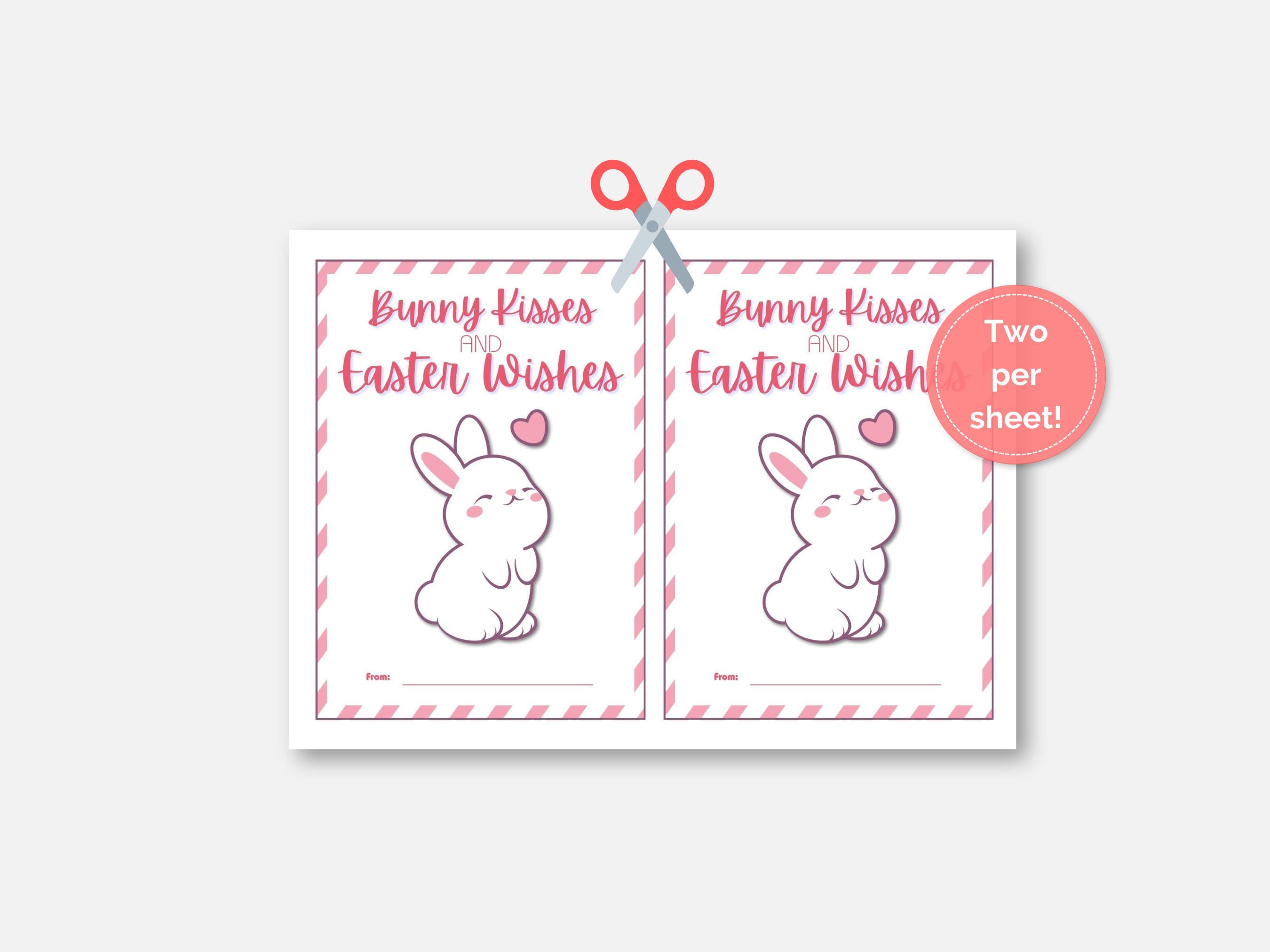 Easter Bunny Gift Card Holder | Printable Easter Basket Stuffer ...