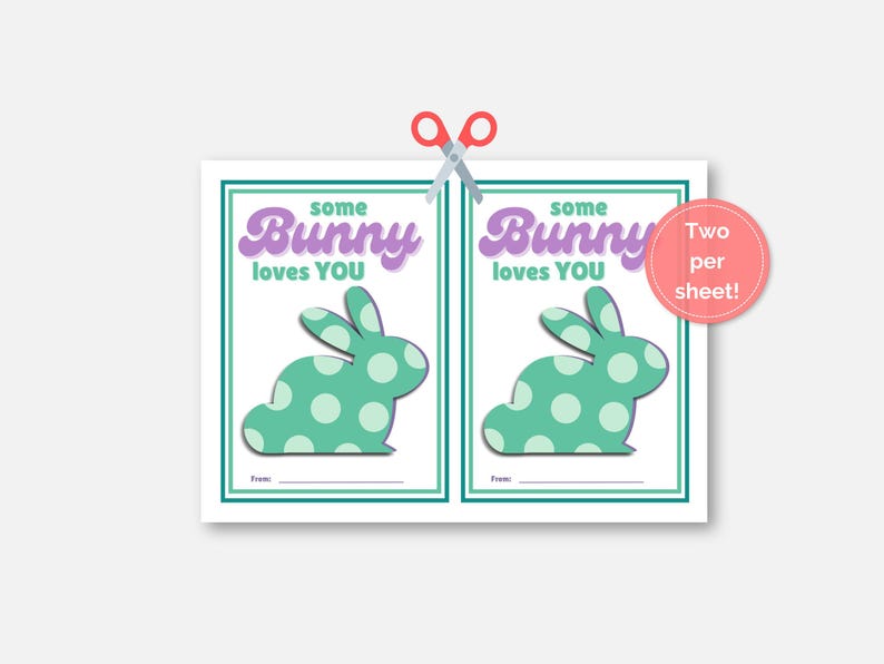 Easter Bunny Gift Card Holder | Printable Easter Basket Stuffer ...