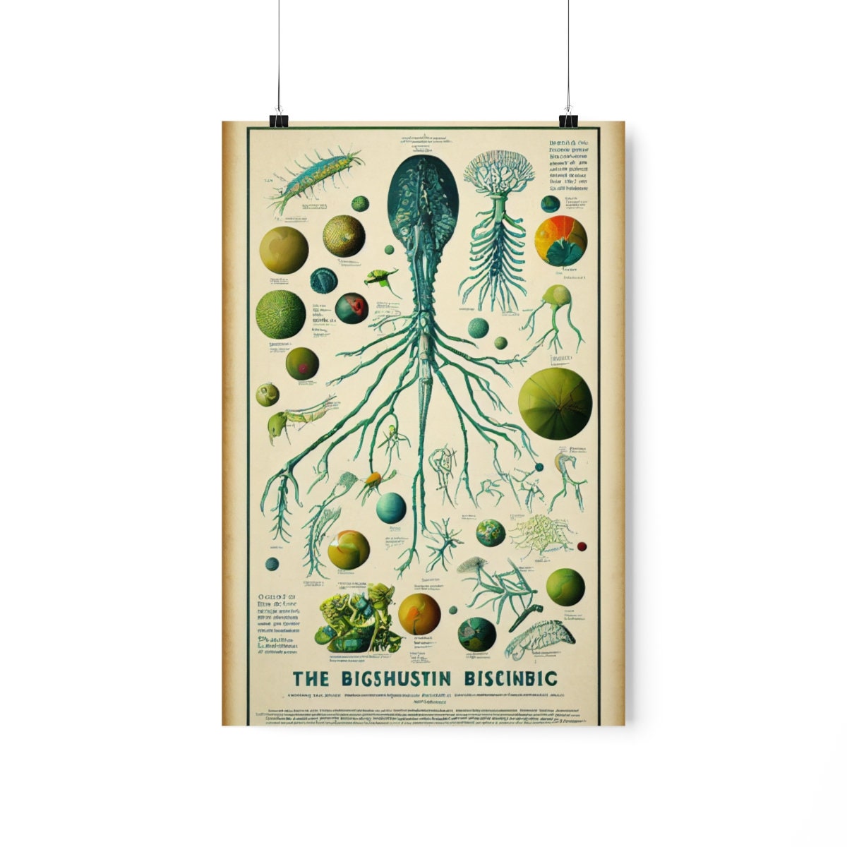 Diagram of an Alien Virus Poster 12 X 18 - Etsy