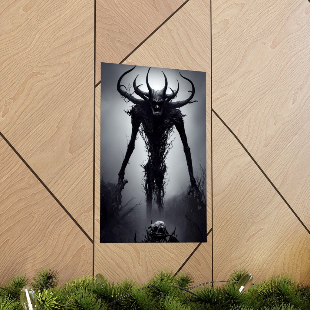 Wendigo Demon Poster 12 X 18 - Etsy