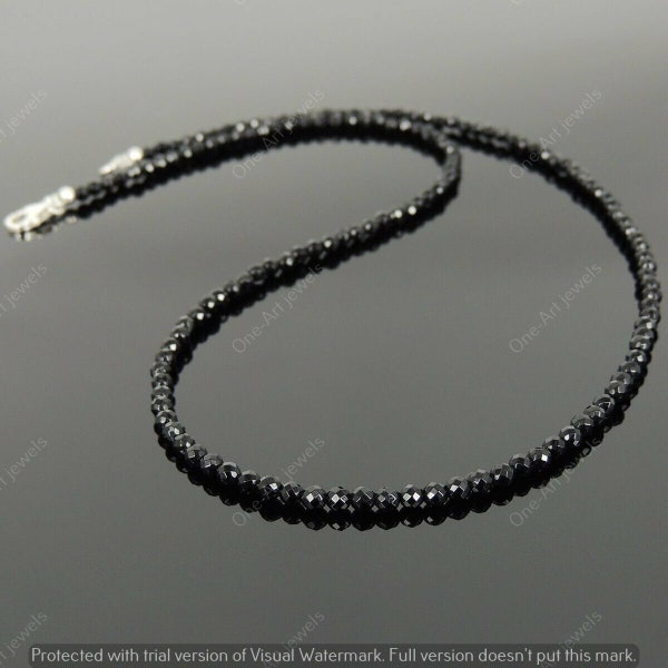 Lab Created Black Diamond Necklace - Etsy