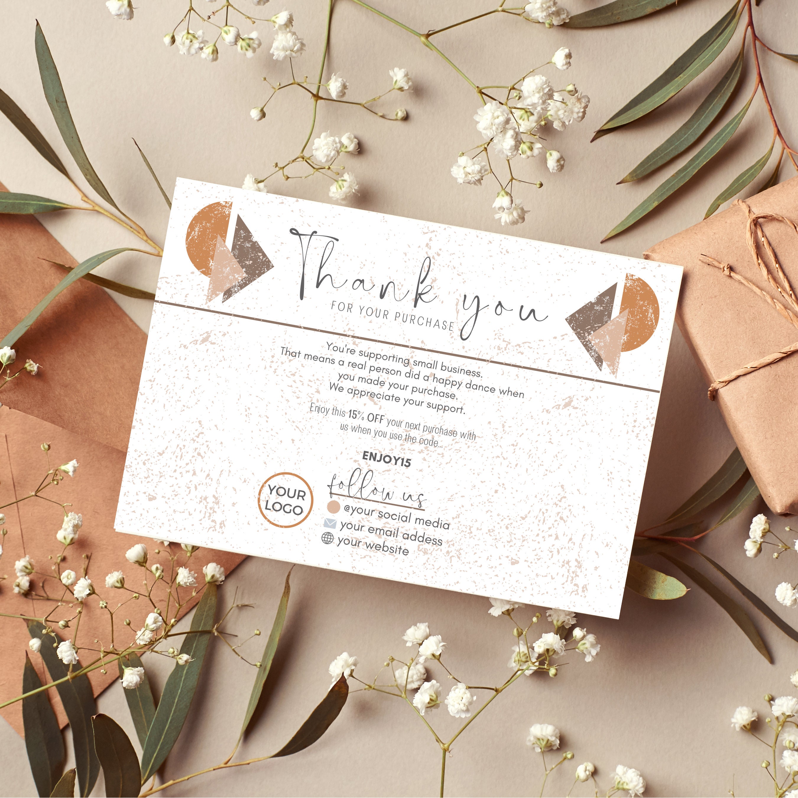 Customized Thank You Cards - Etsy
