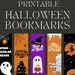 Set of 5 Printable Halloween Bookmarks (set of 5) - Digital Download ...