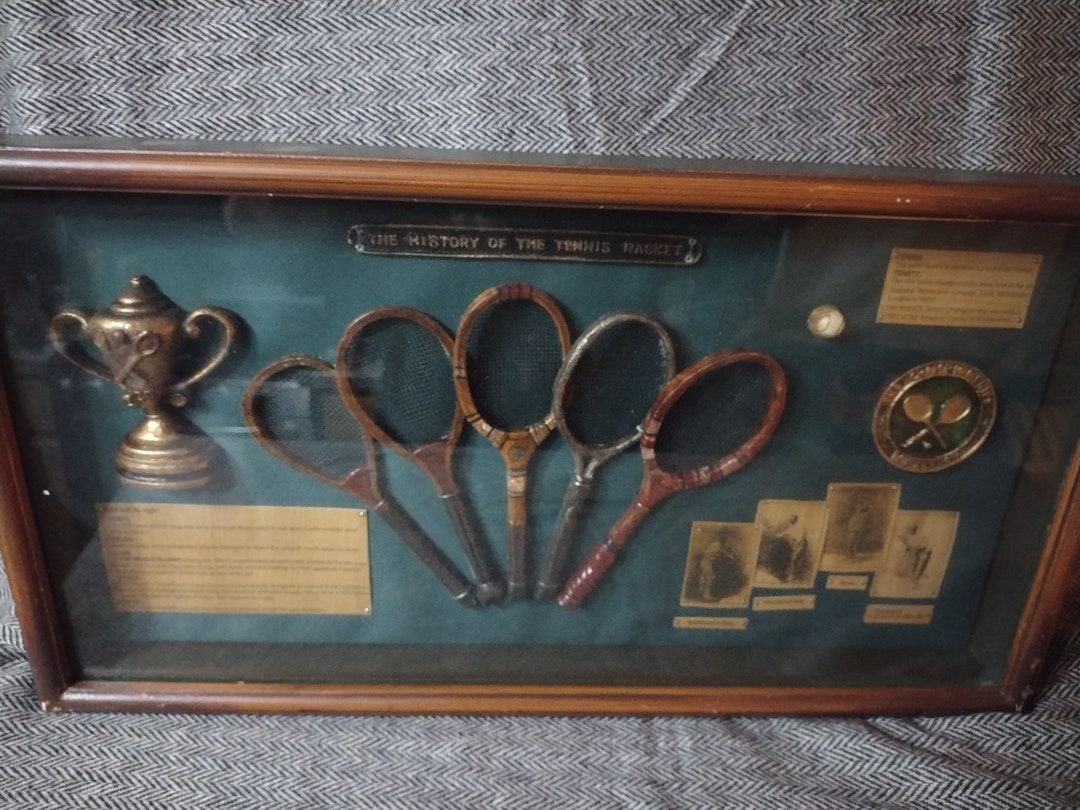 Vintage the History of the Tennis Racket 1880s-1950s - Etsy