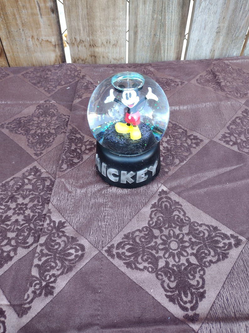 Mickey Mouse Snow Globe - Etsy