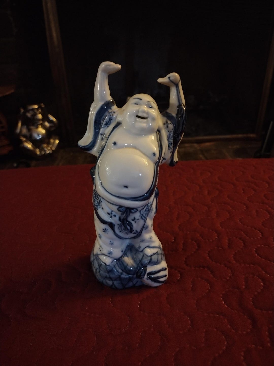 Vintage Porcelain Buddha - Etsy