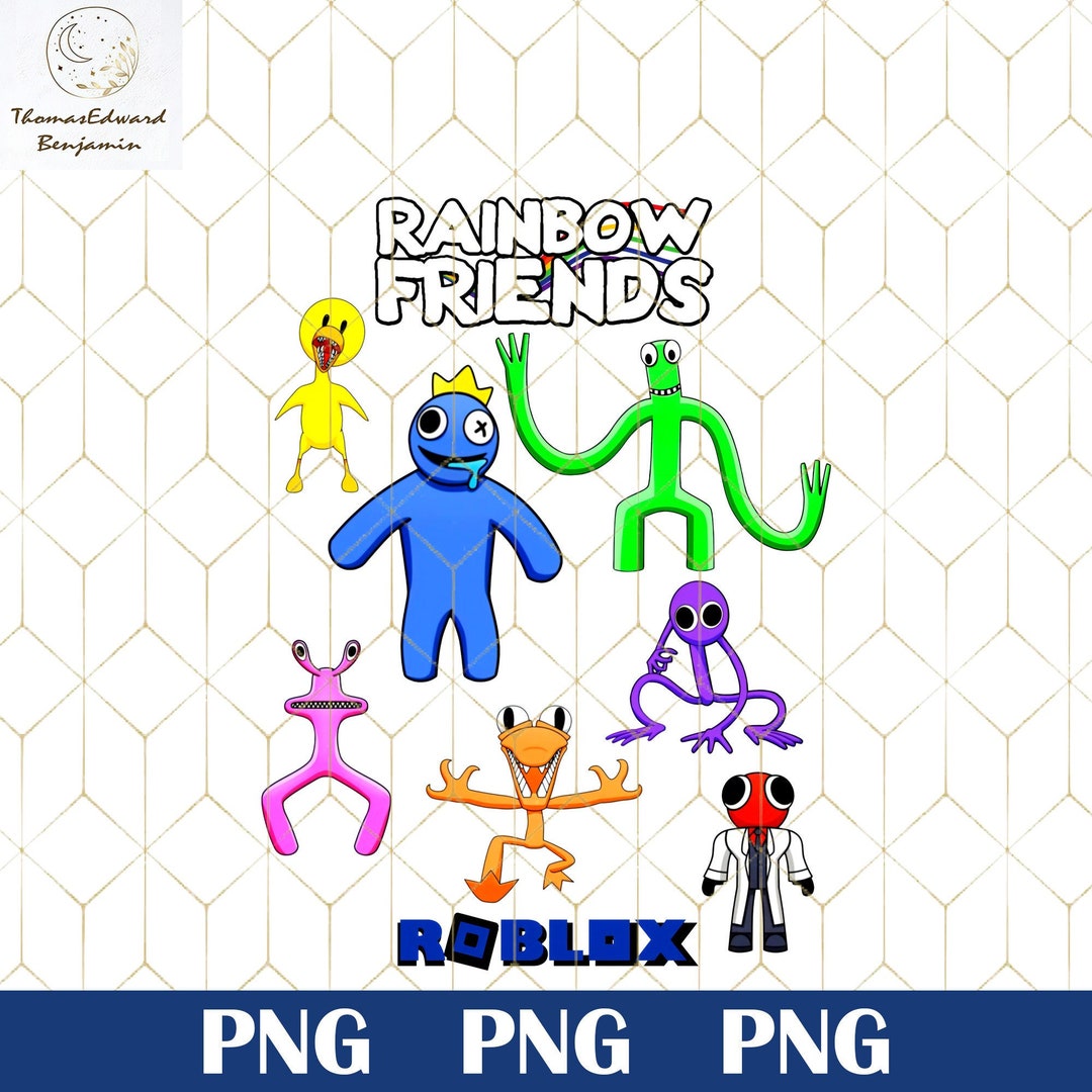 Roblox Rainbow friends Png Bundle Rainbow friends Png - Etsy México