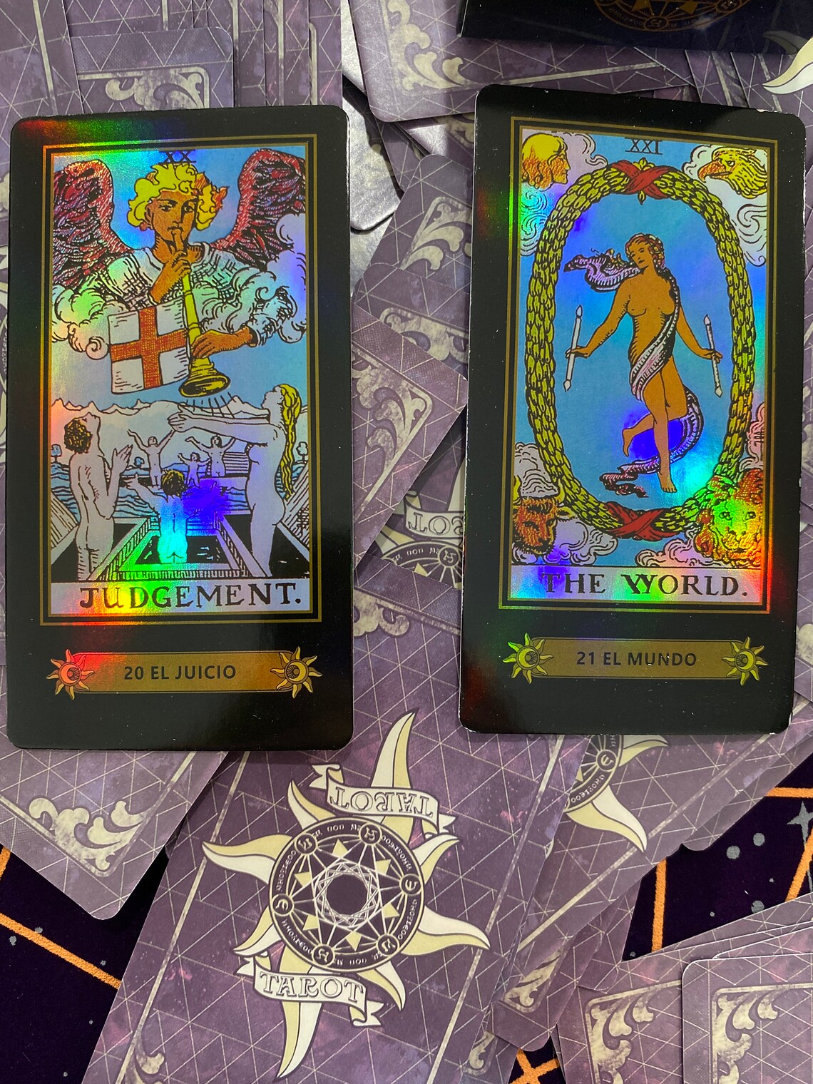 Baraja De Tarot Español - Cartas De Tarot Bilingües - Cartas Para ...