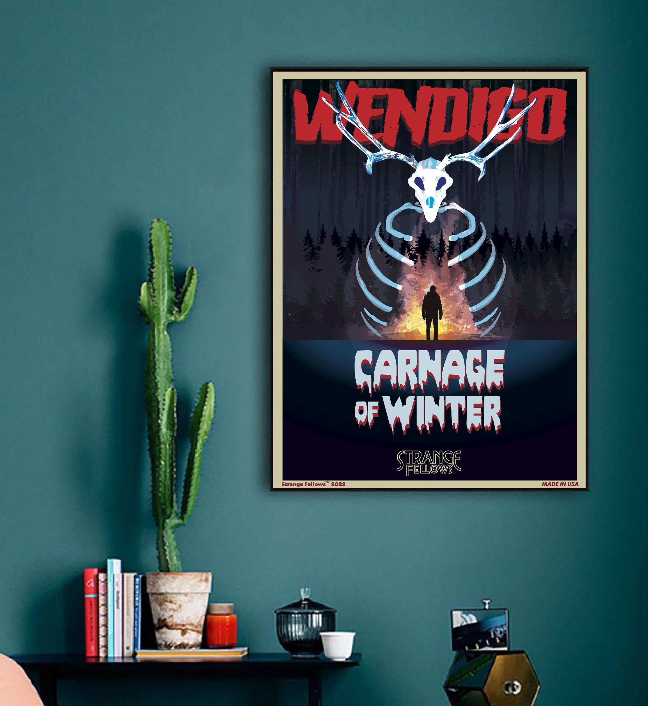 WENDIGO Vintage Movie Poster carnage of Winter - Etsy