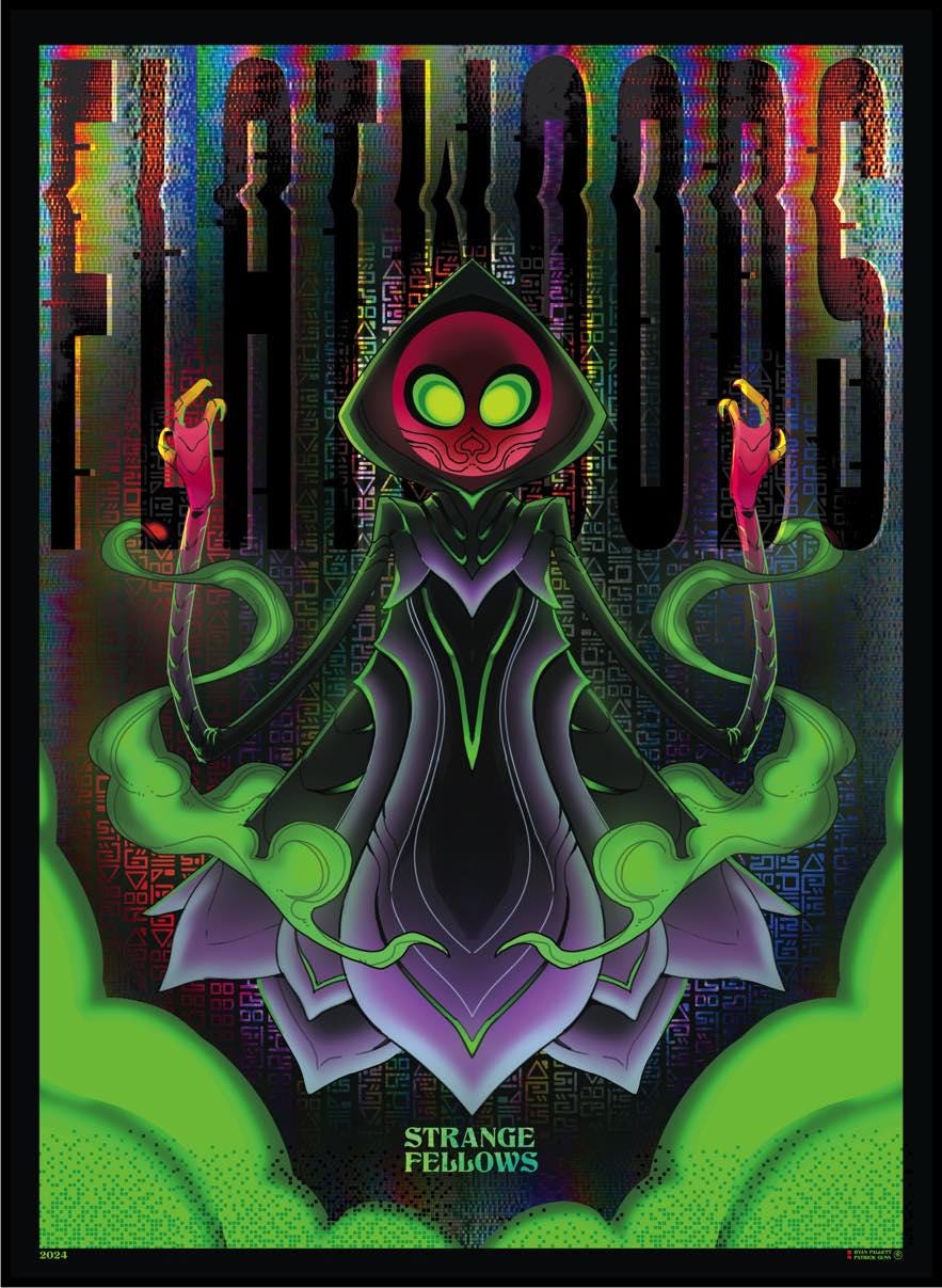 Flatwoods Monster Sci-fi Cryptid Poster | Strange Fellows - Etsy