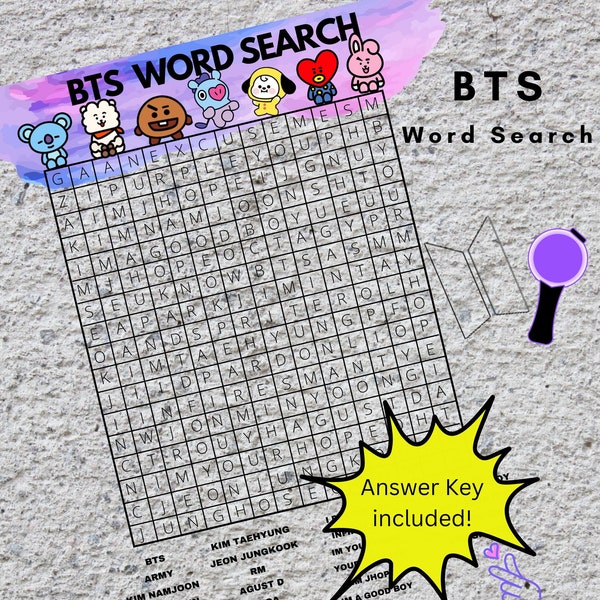 Bts Game - Etsy