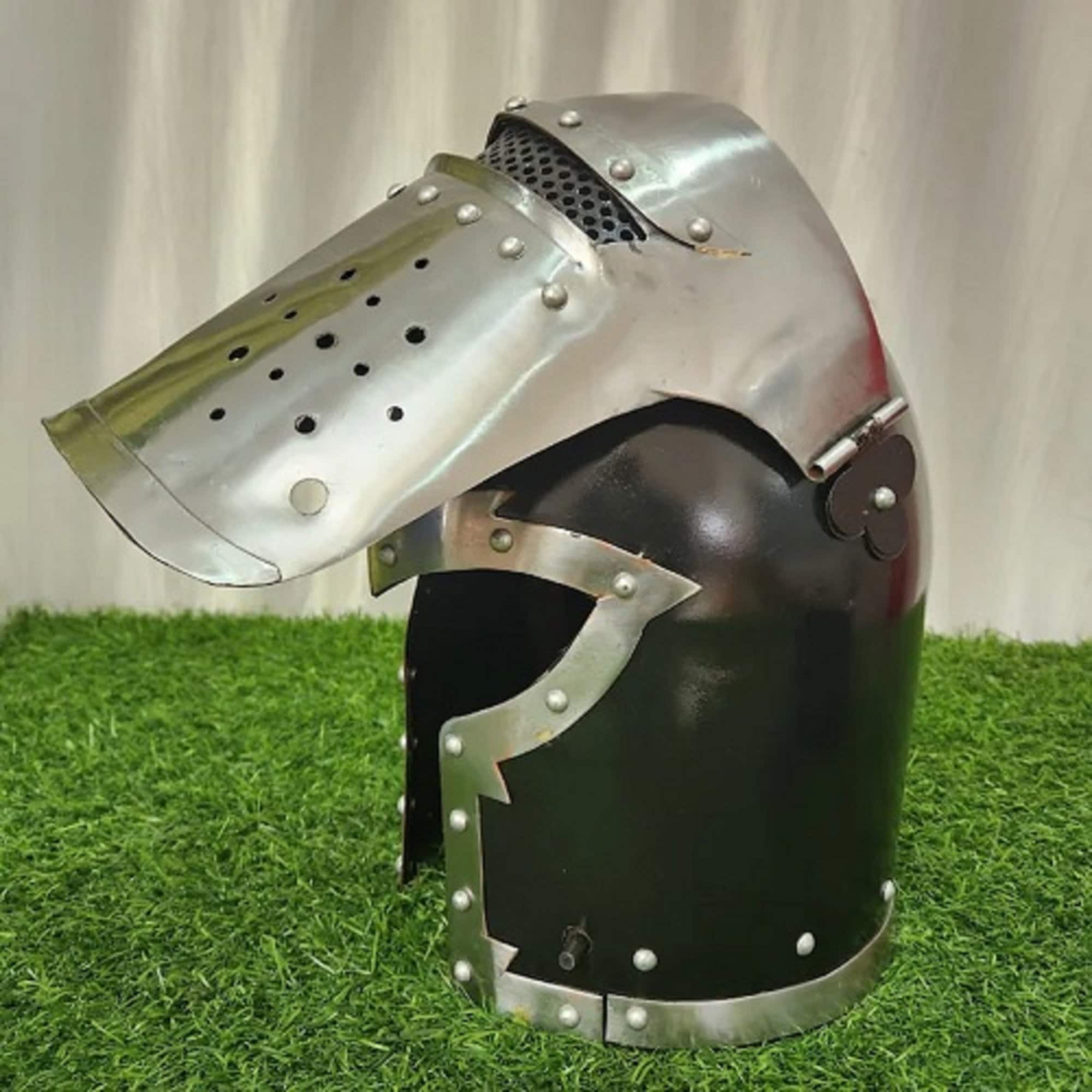 Medieval Barbuta Helmet barbuta Helmet Authentic Medieval - Etsy