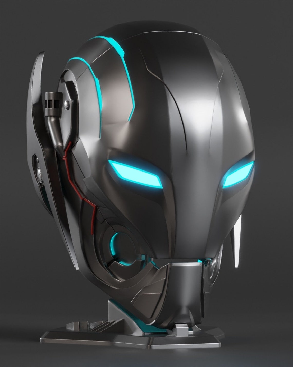 Digital 3D Ultron Sentry Static 3D Printable Cosplay Costume Helmet STL ...
