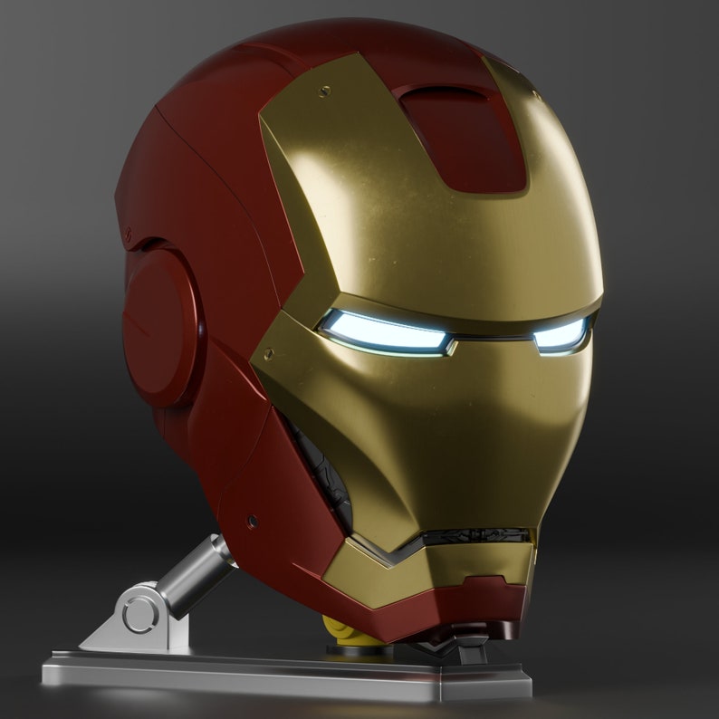 Iron Man Static Mk 3 3D Printable Iron Man Helmet STL ONLY - Etsy