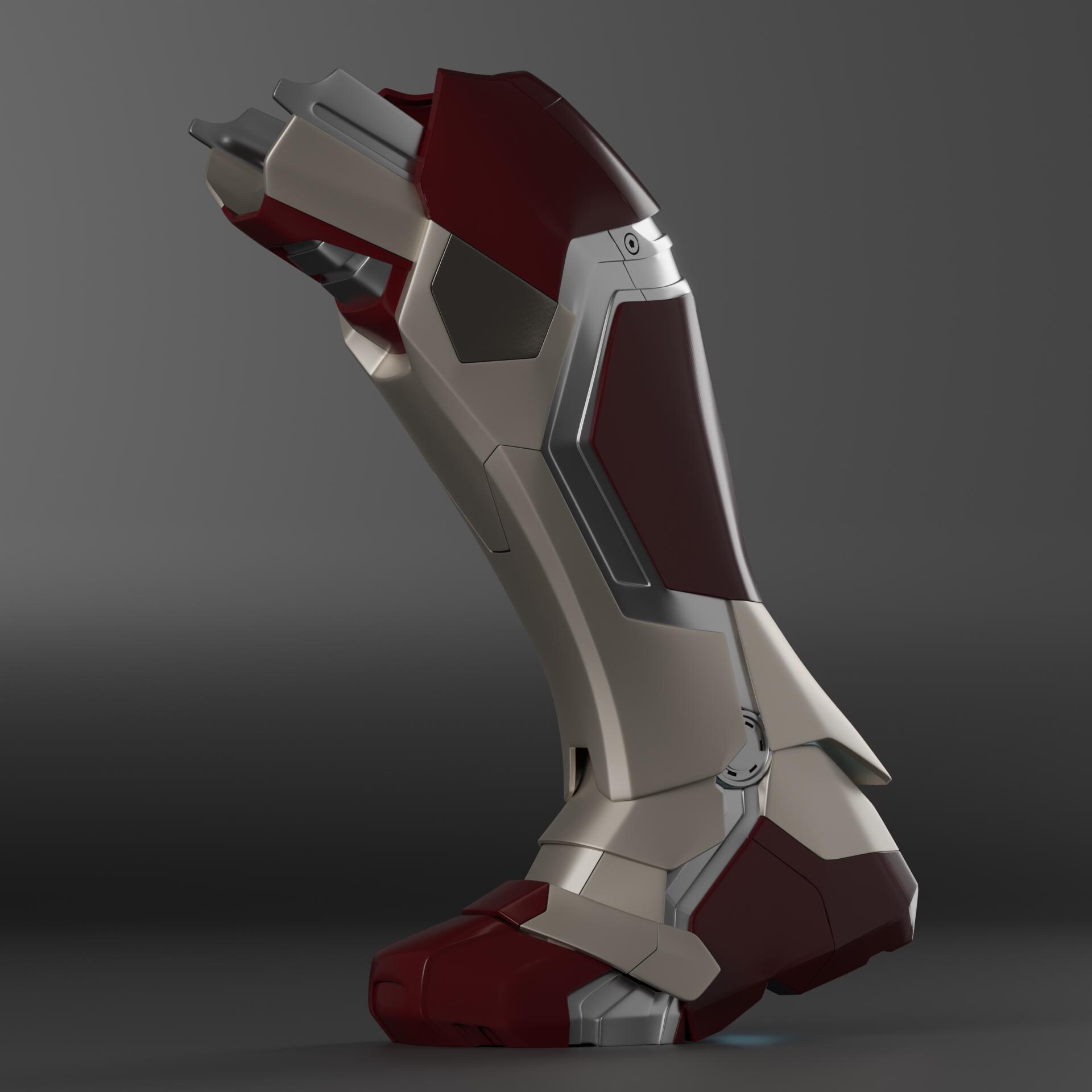 Digital 3D Iron Man MK 42/43 3D Printable Iron Man Cosplay Costume Boot ...