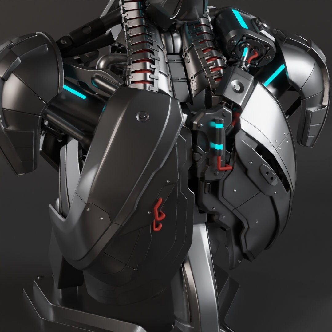 Ultron Sentry 3D Printable Life-sized Motorized Bust STL ONLY - Etsy