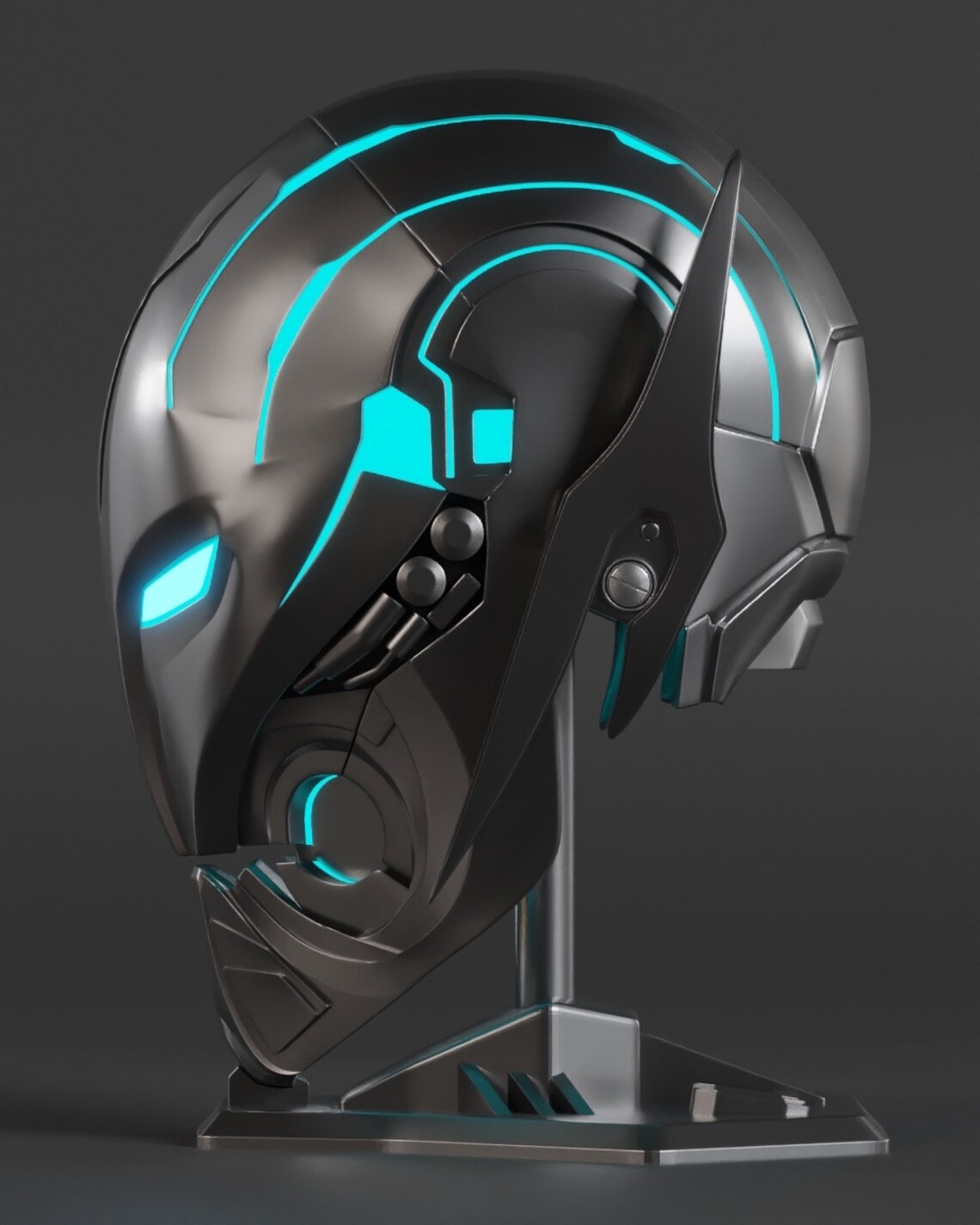 Digital 3D Ultron Sentry Static 3D Printable Cosplay Costume Helmet STL ...