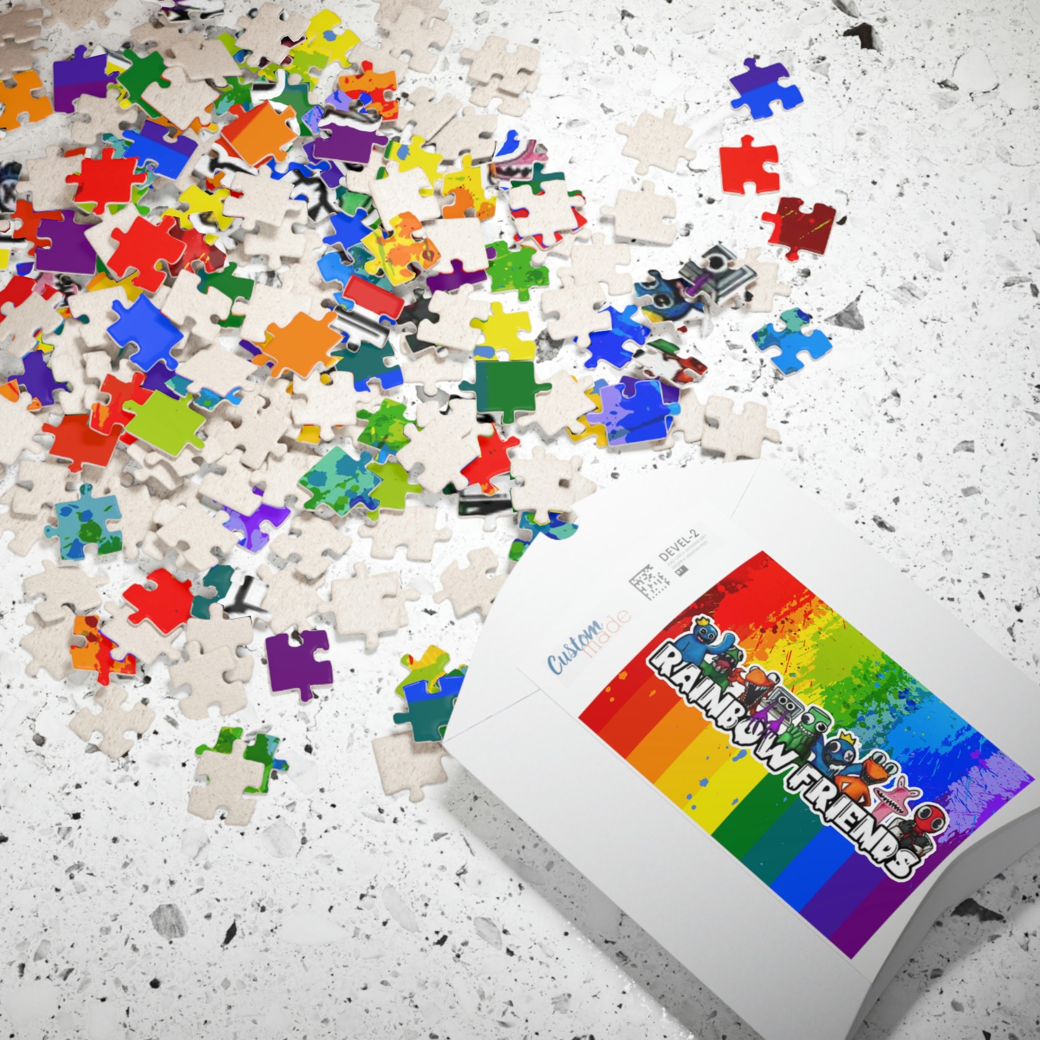 Rainbow Friends Puzzle 110 Piece - Etsy