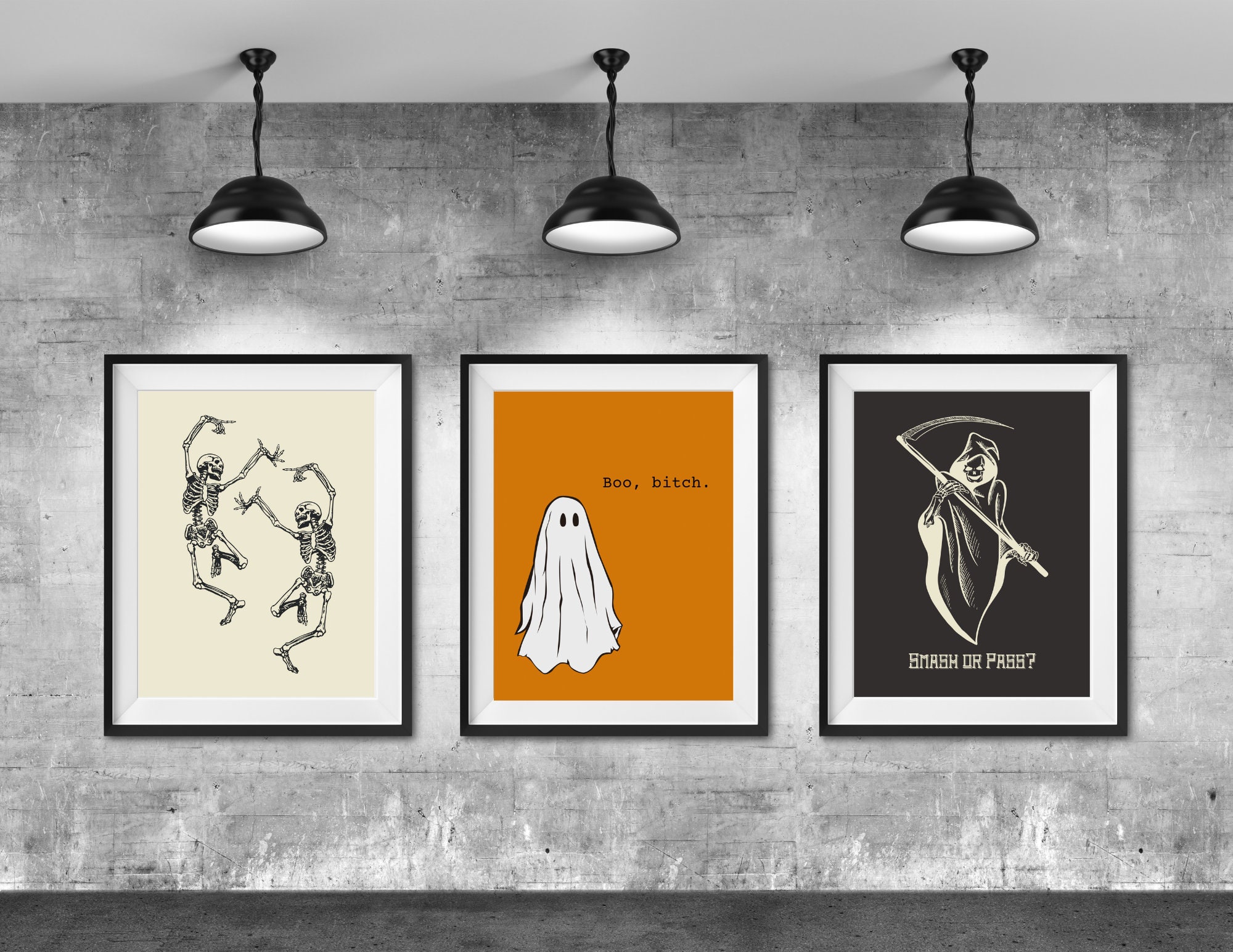 Grim Reaper Smash or Pass Print - Etsy