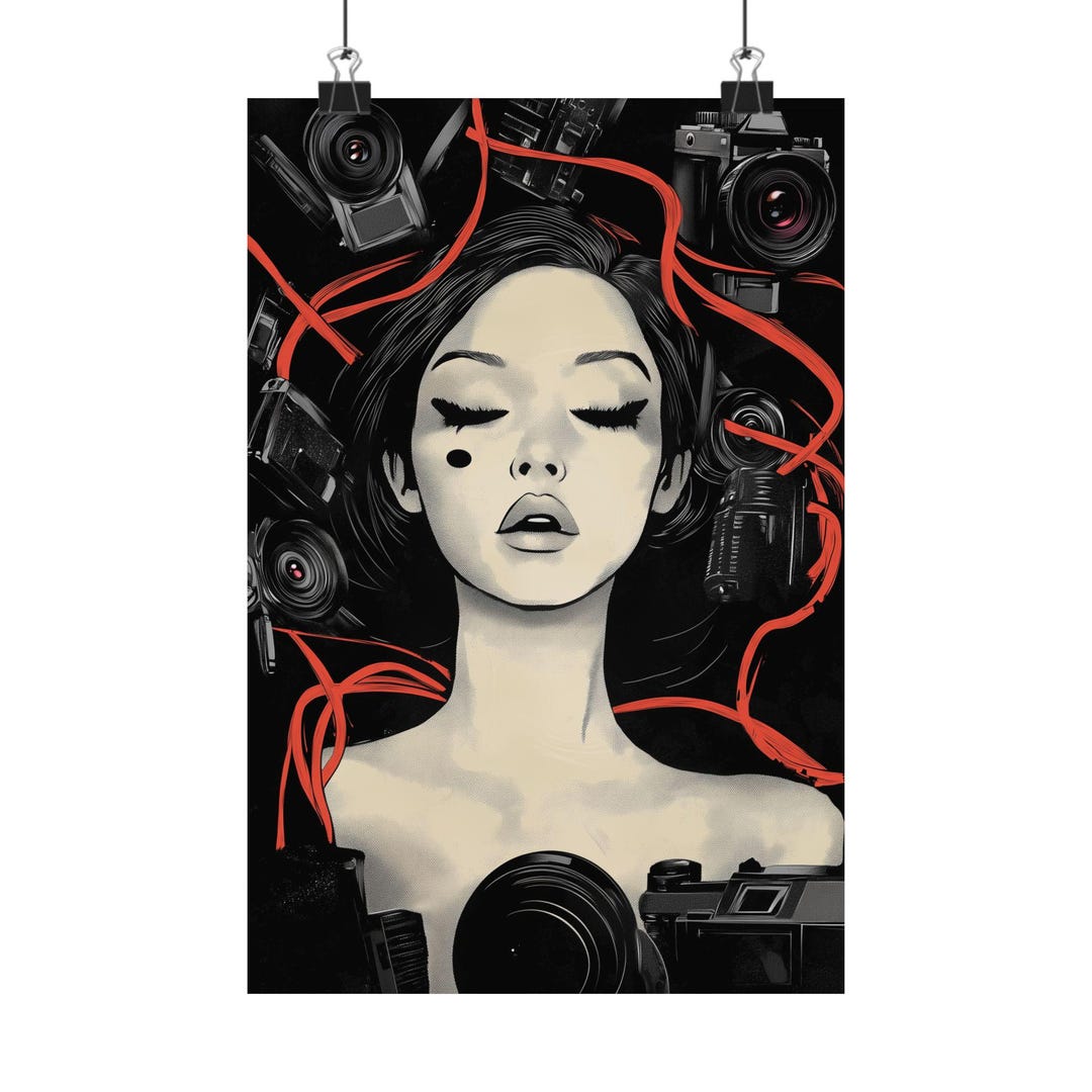 Bold Feminine Empowerment: Observation & Introspection Neon Art Print ...