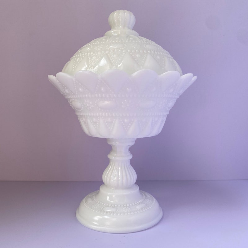 Kemple Milk Glass - Etsy