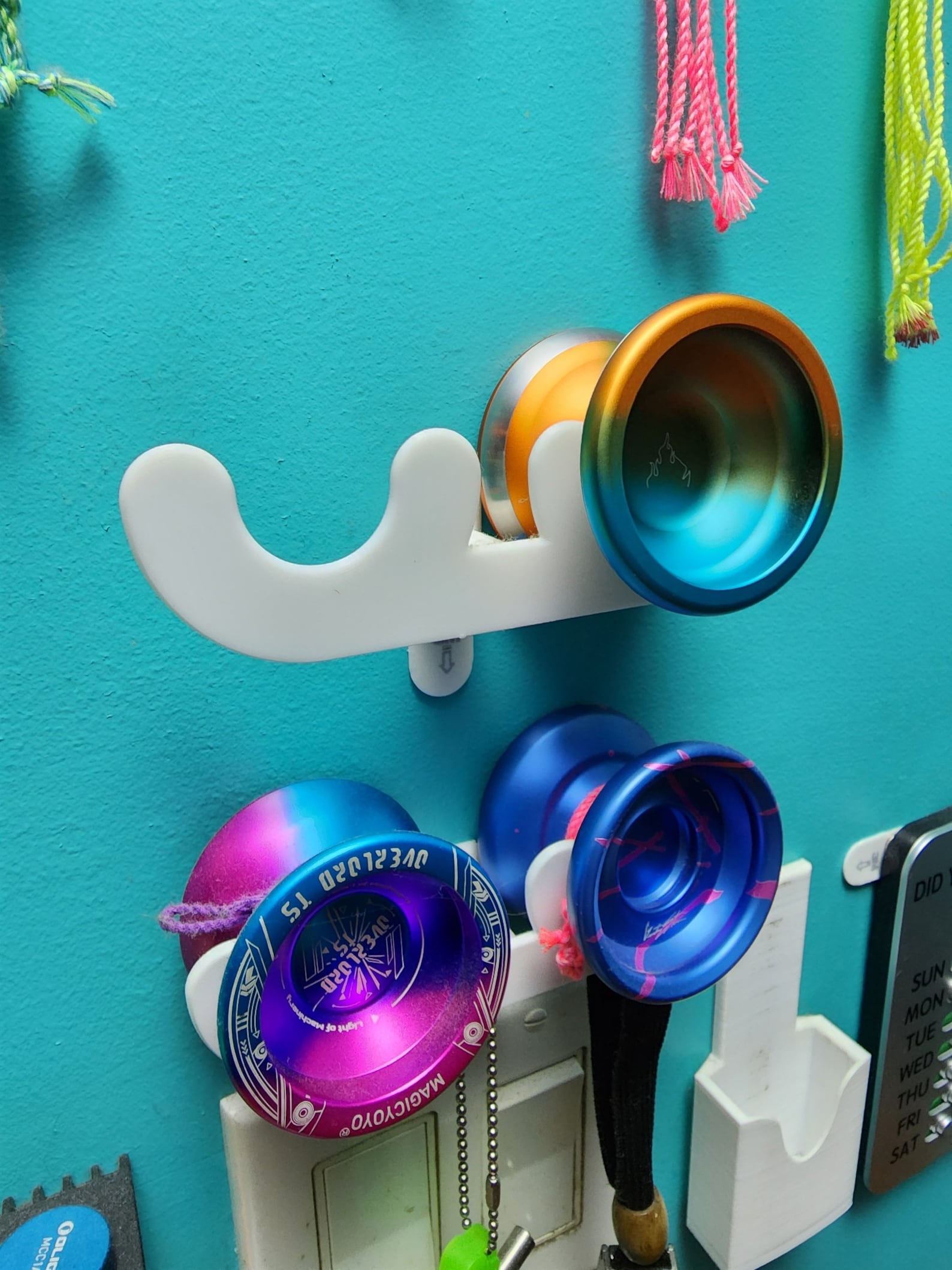 Stylish Yoyo Wall Rack - Holds 2 Yoyos and Keeps Them Organized - Etsy